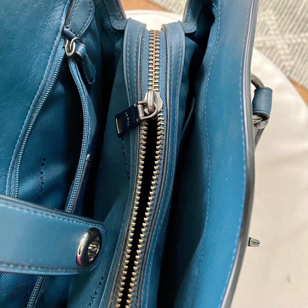 Coach Mercer Satchel 30 In Mixed Leather With Whiplas… - Gem